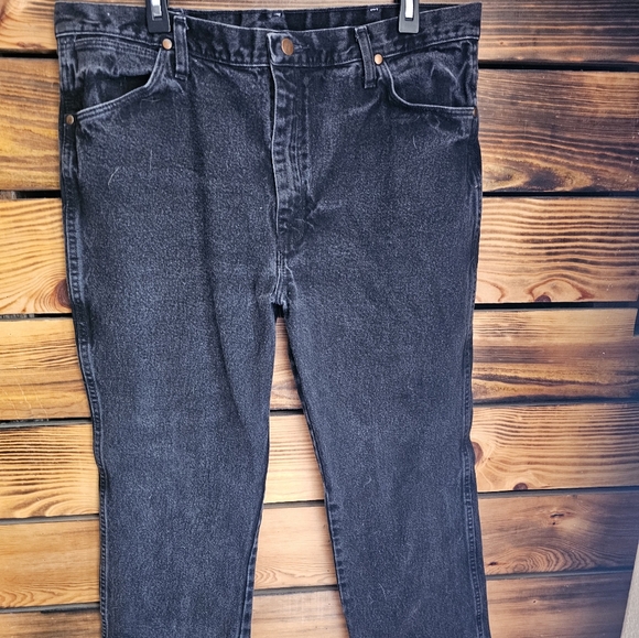 Wrangler | Jeans | Wrangler Black Relaxed Jeans Fulllength Denim | Poshmark